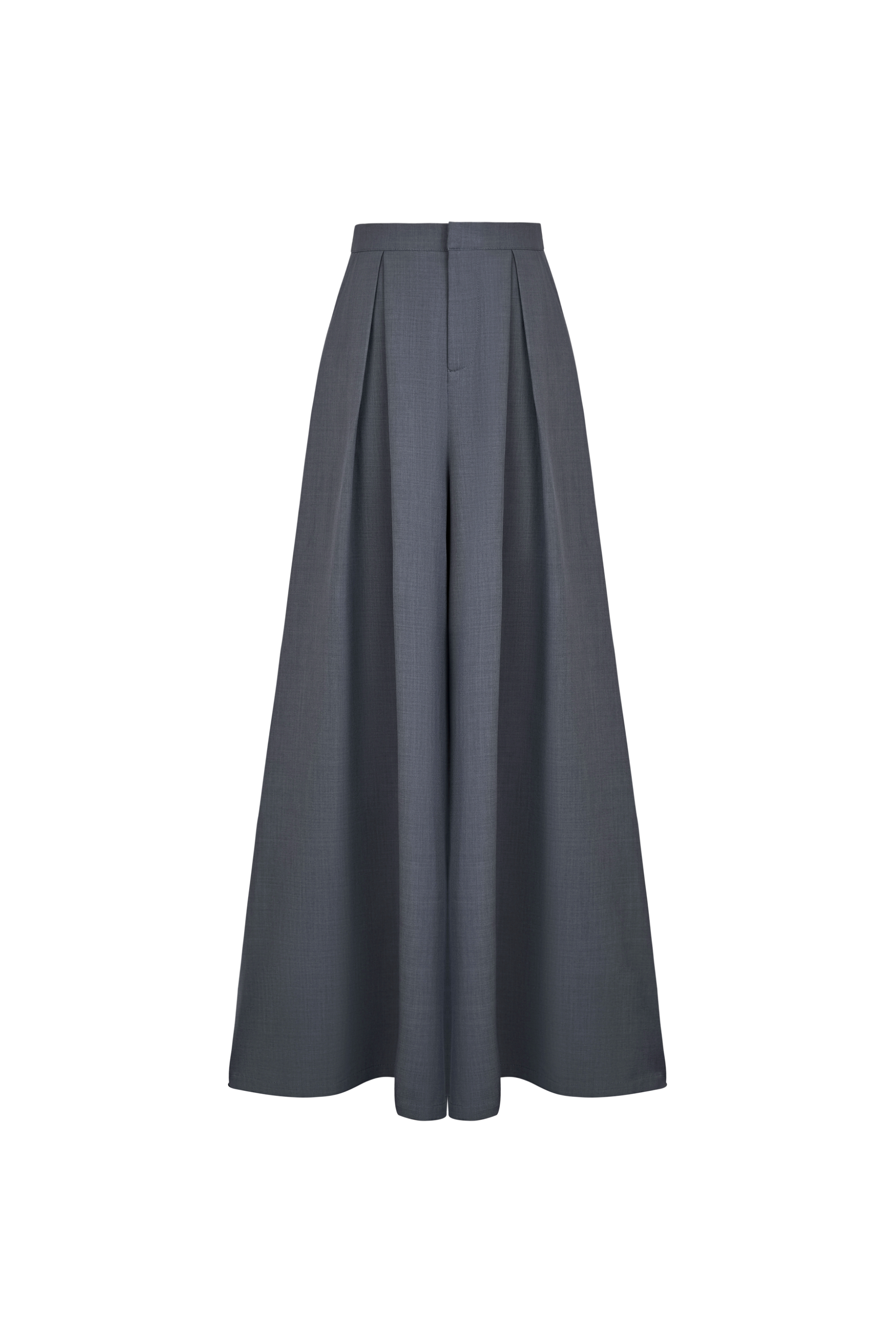 Audra Tailored Palazzo Pants In Asher Grey | Chello