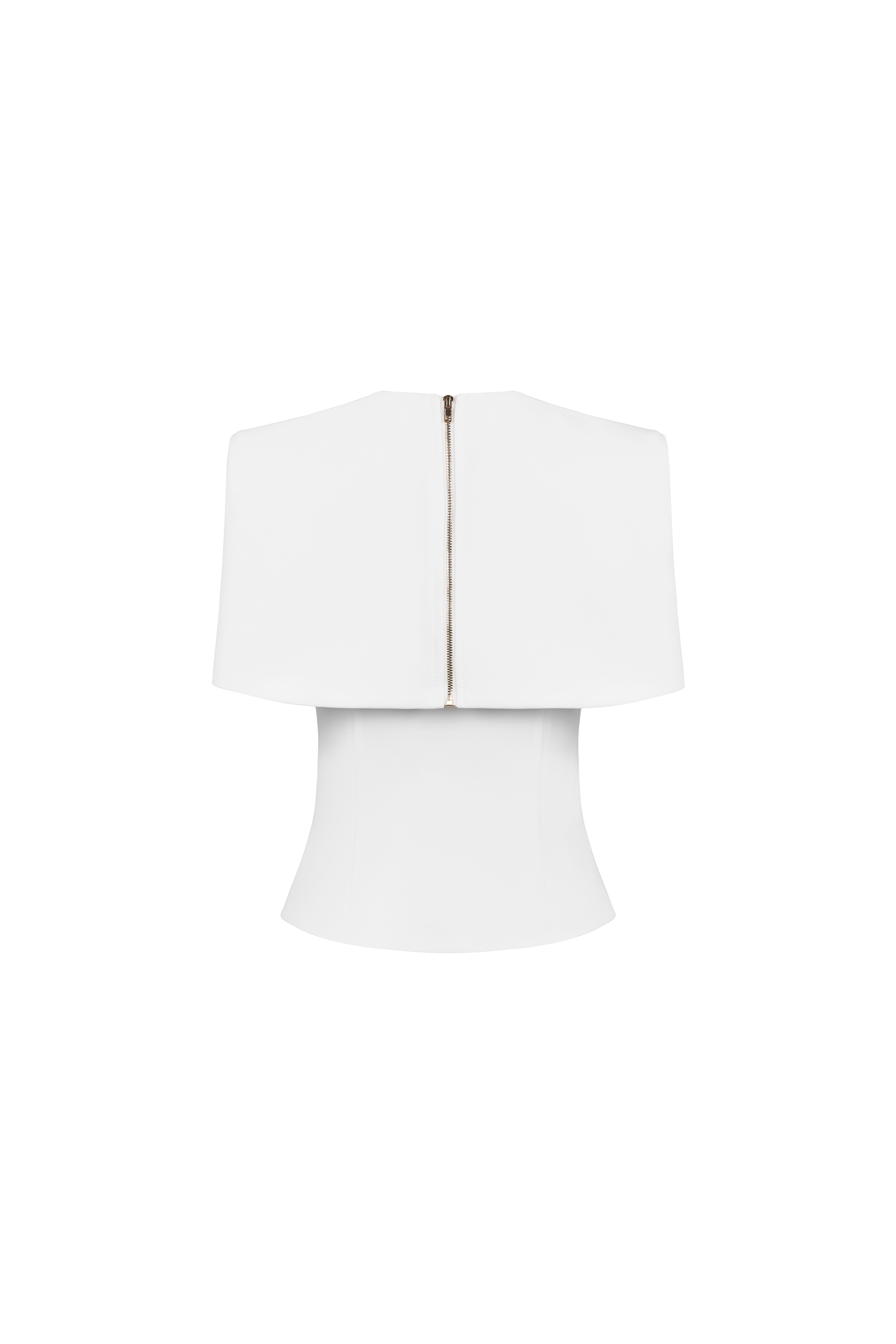 Katherine Removable Cape Top In Iconic White | Chello