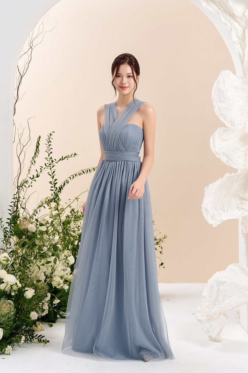 Harlow Infinity Maxi Dress in Blue Mist | Chello