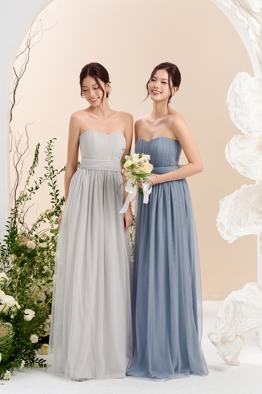 Harlow Infinity Maxi Dress in Blue Mist | Chello