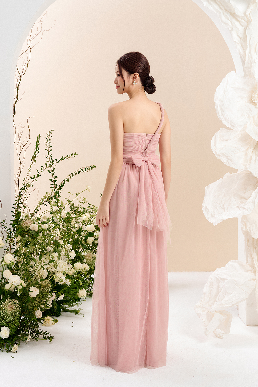 Harlow Infinity Maxi Dress in Hushed Petal | Chello