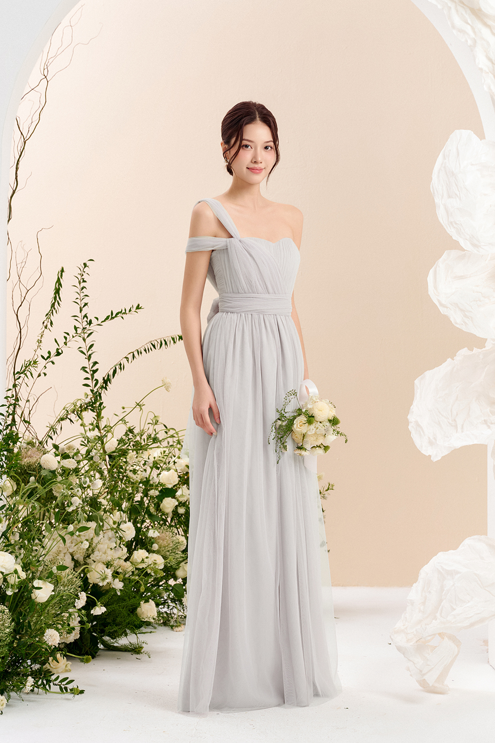 Harlow Infinity Maxi Dress in Moonlit Grey | Chello