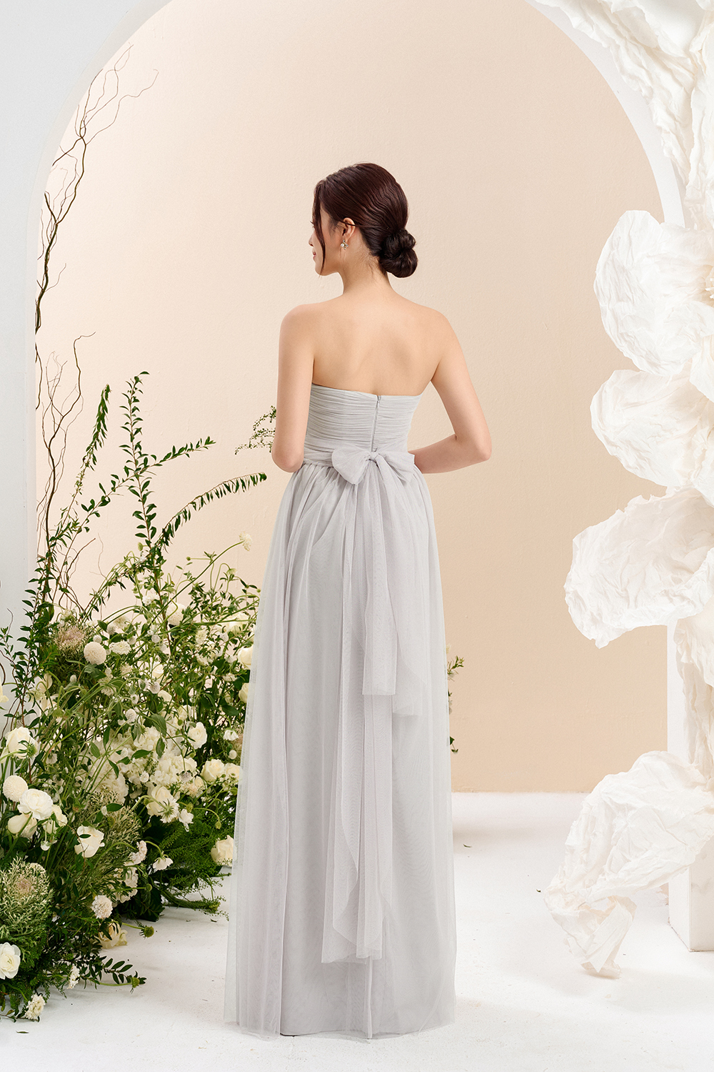 Harlow Infinity Maxi Dress in Moonlit Grey | Chello